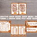 Pie Shop Dramatic Play Set: Printable Thanksgiving Pretend Play (PDF ...