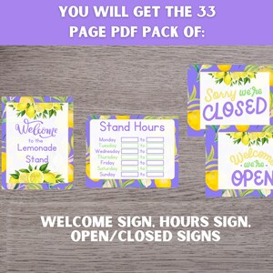 Lemonade Stand Dramatic Play, Pretend Play Printable, Classroom ...