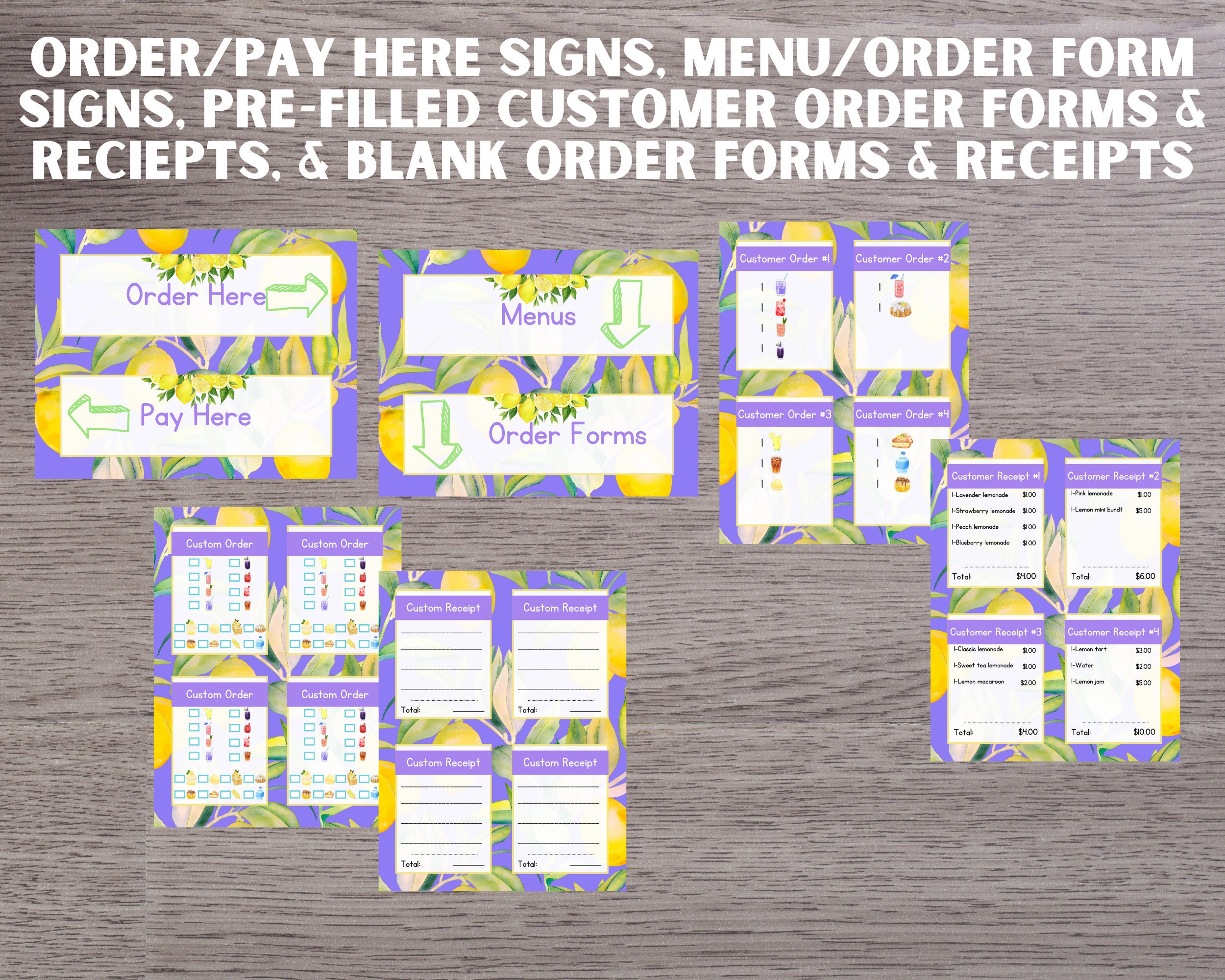 Lemonade Stand Dramatic Play, Pretend Play Printable, Classroom ...