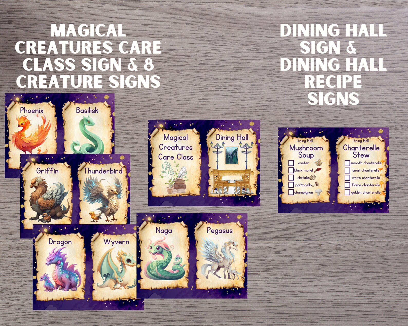 Magic School Dramatic Play Set: Printable Halloween Pretend Play (PDF ...