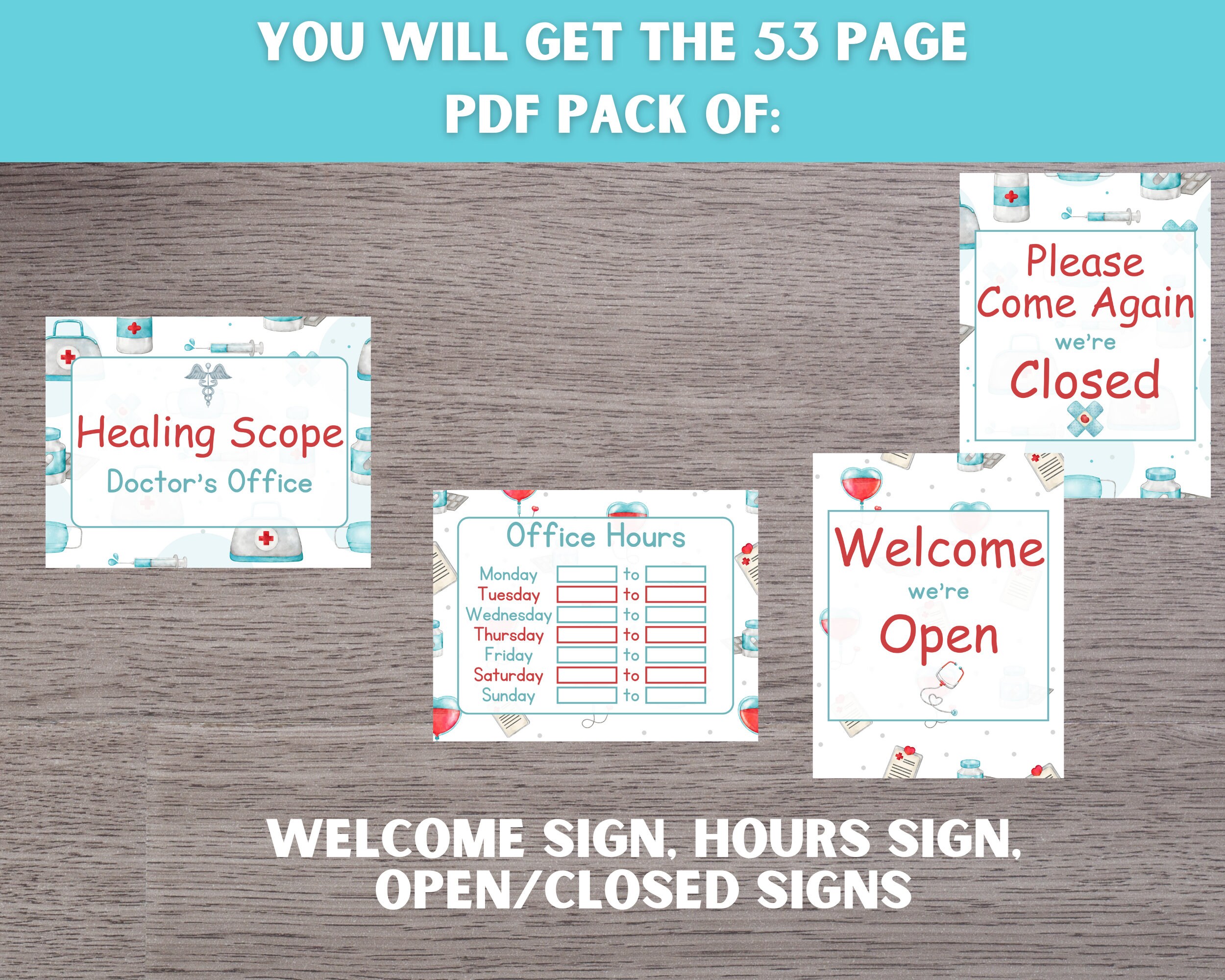 Doctor Pretend Play Printable, Doctors Office Dramatic Play, Dramatic ...