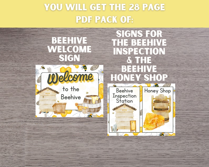 Beekeeper Honey Farm Dramatic Play Set: Printable Pretend Play (PDF ...