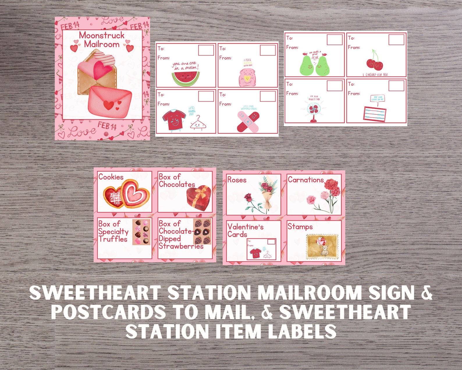 Valentine's Day Dramatic Play, Sweetheart Station Pretend Play ...