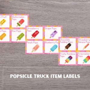 Popsicle Truck Pretend Play, Popsicle Truck Dramatic Play, Classroom ...