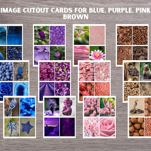 Colors in Nature Matching Cards: Montessori Homeschool Printable ...