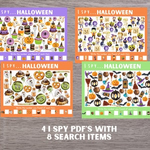 Halloween I Spy, Preschool Printable, Preschool Game, Halloween ...