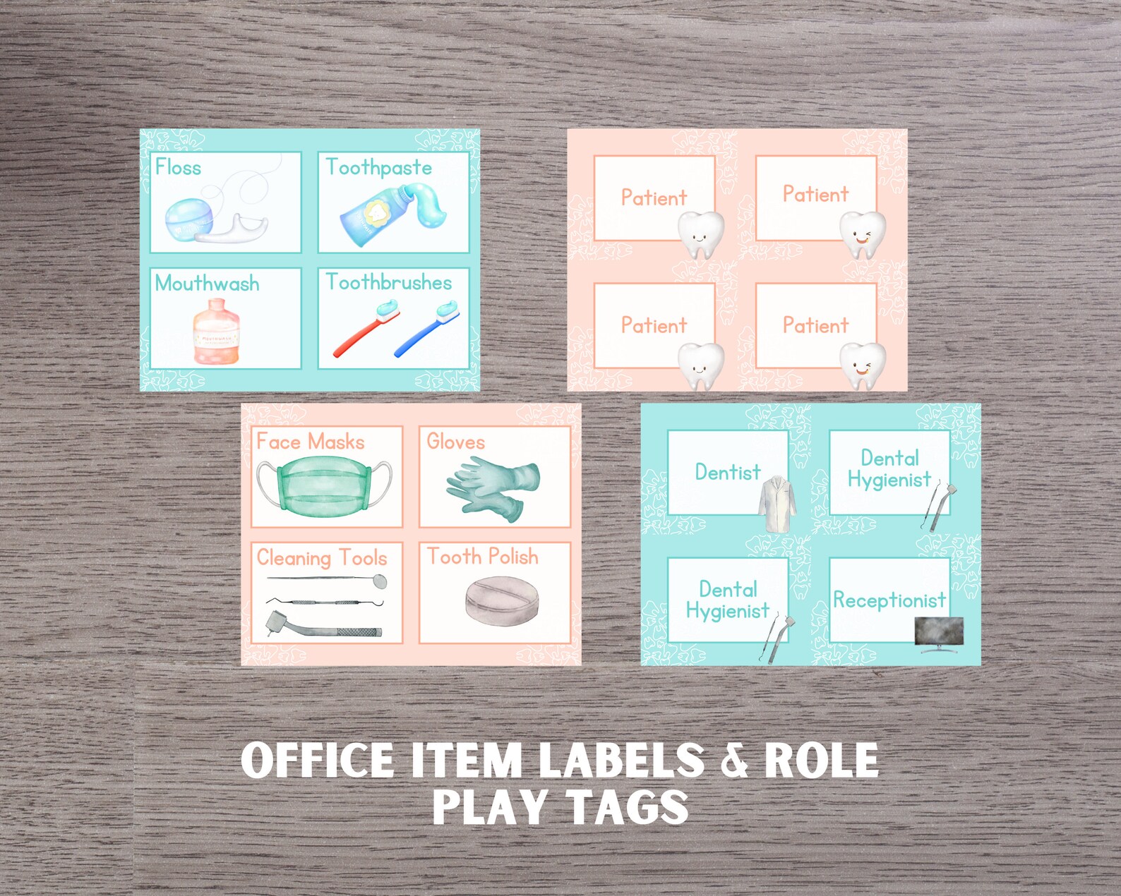 Dentist Dramatic Play Printable, Dentist Office Pretend Play, Classroom ...