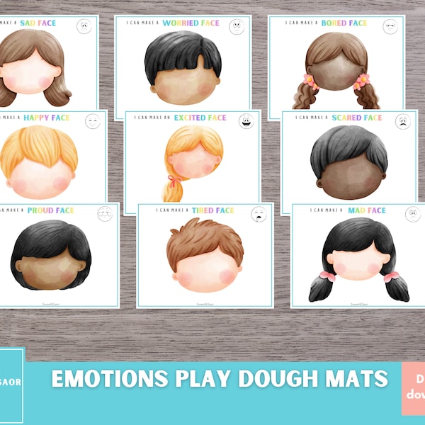 Emotions Printable - Etsy