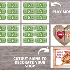 Pretend Play Pizza Parlor Printable, Pizza Parlor Dramatic Play ...