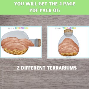 Terrarium Paper Craft Kit: Pretend Play Activity (digital Download ...