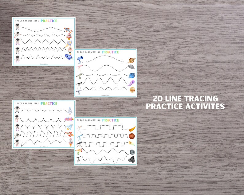 Space Fine Motor Activities: Preschool Printable Set (digital Download ...