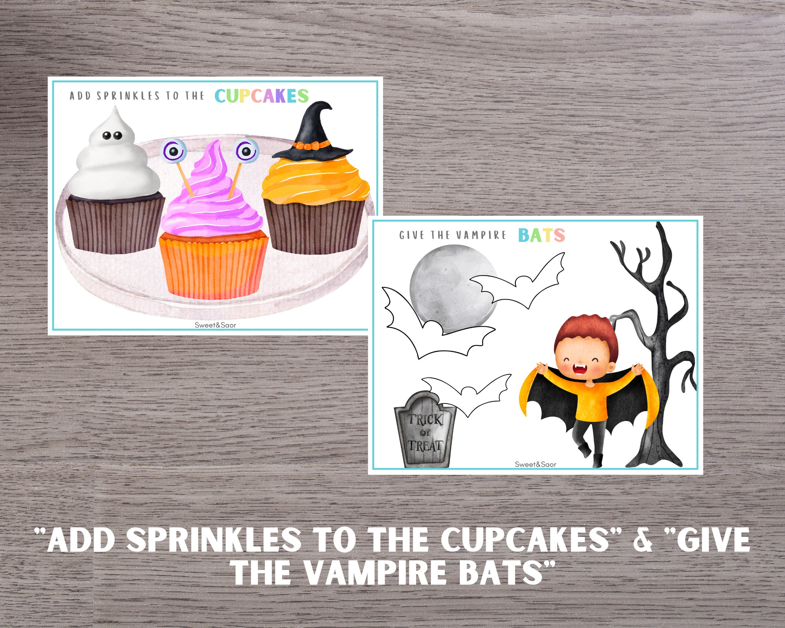 Halloween Play Dough Mats, Printable Fall Play Dough Mats, Halloween ...