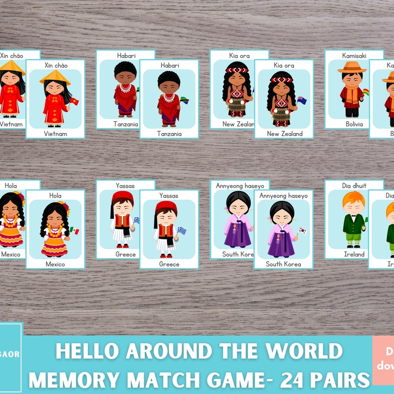 Tarjetas multiculturales - Etsy México