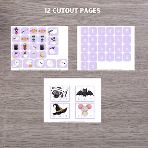 Halloween Activity Book: Printable Busy Binder for Preschool (PDF ...