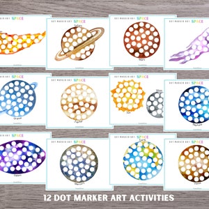 Space Fine Motor Activities: Preschool Printable Set (digital Download ...