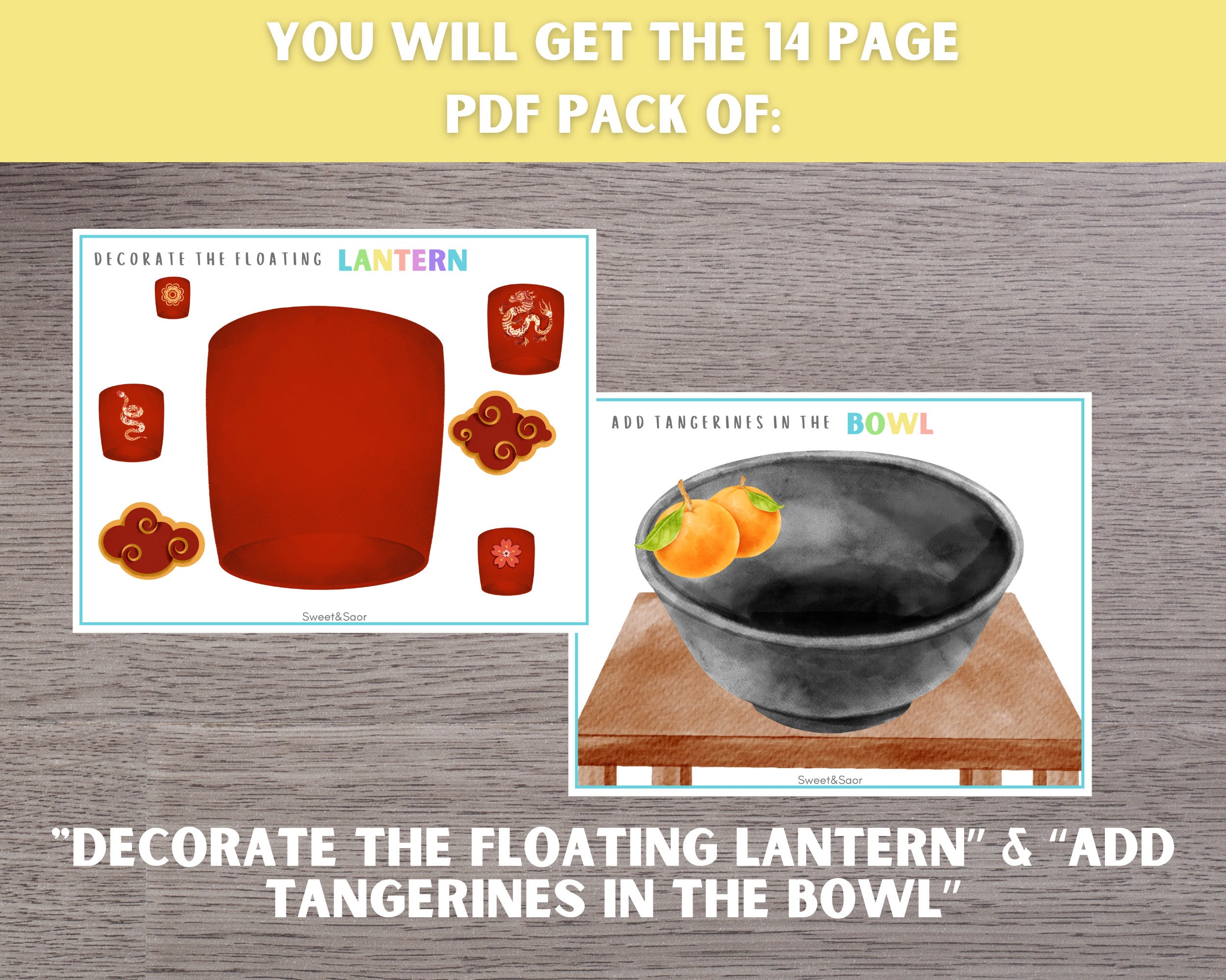 Lunar New Year Playdough Mats, Printable Play Dough Mats, Lunar New ...