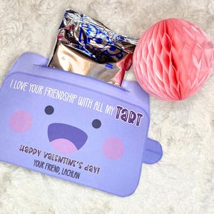 Printable Pop Tart Valentine's Day Cards: Classroom Gift Exchange (PDF ...