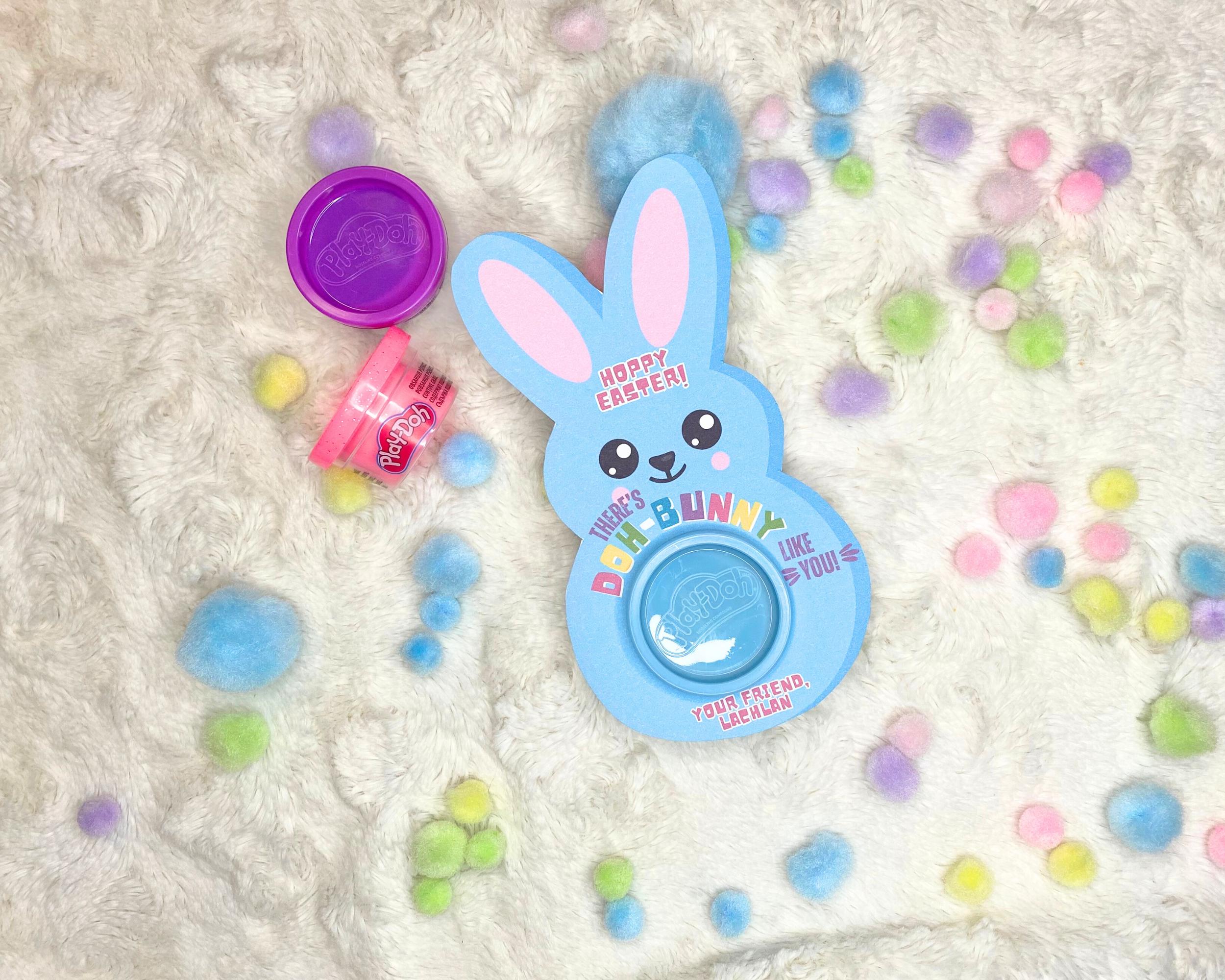 Printable Easter Play Dough Gift Card: Classroom Favor (digital ...