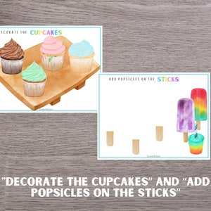 Food Play Dough Mats, Sweet Treats Playdough Mats, Printable Play-doh ...