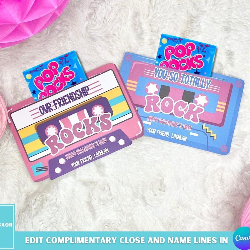 You Rock Valentine - Etsy