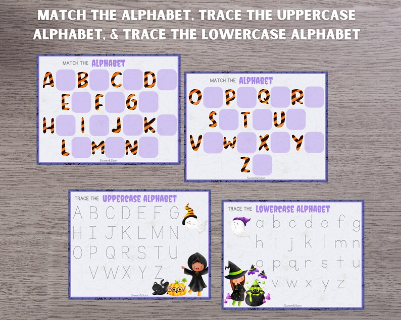 Halloween Activity Book: Printable Busy Binder for Preschool (PDF ...
