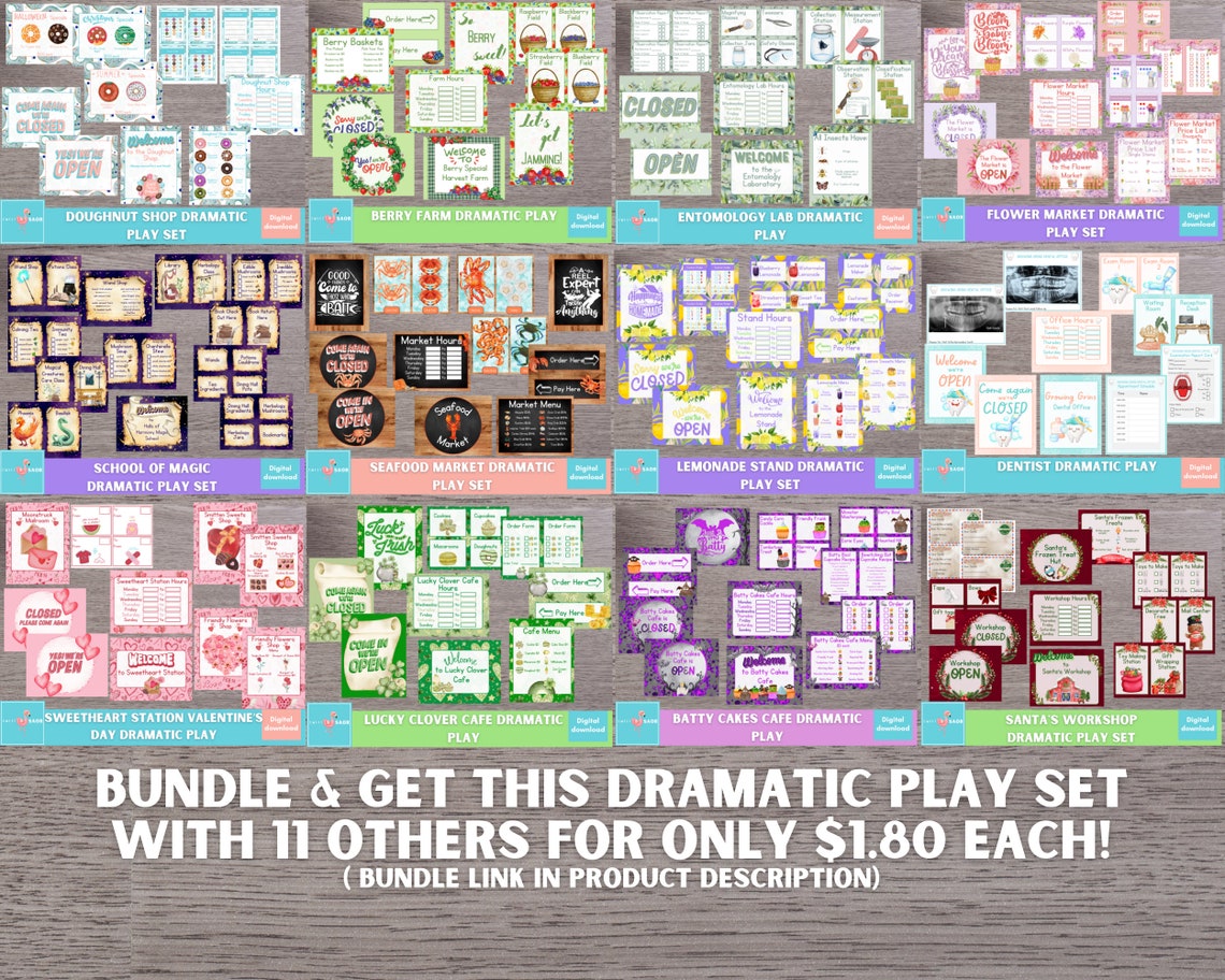 St. Patrick's Day Dramatic Play, Pretend Play Printable, Classroom ...