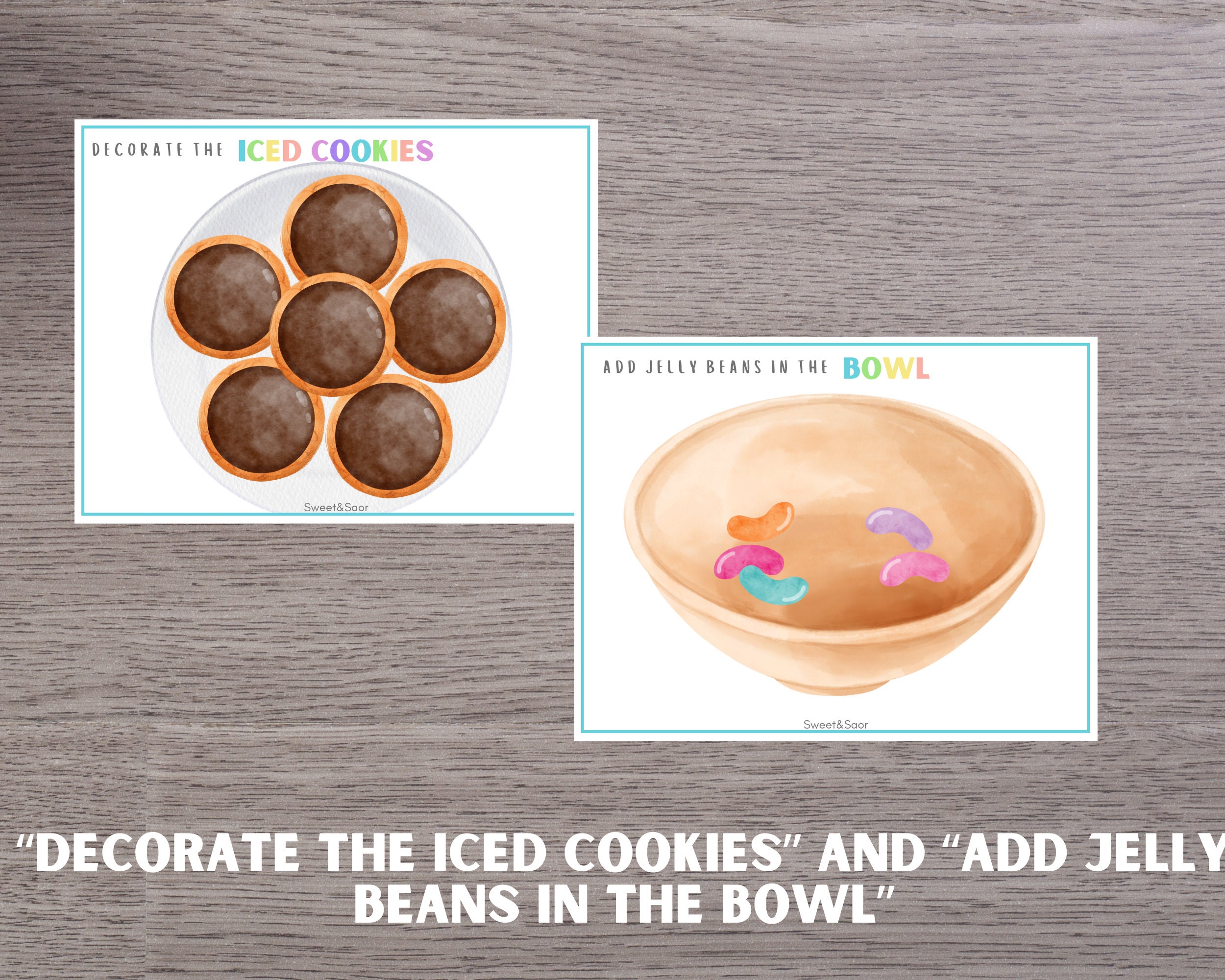 Food Play Dough Mats, Sweet Treats Playdough Mats, Printable Play-doh ...