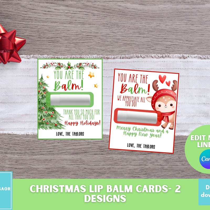 Lip Balm Holder, Winter - Etsy