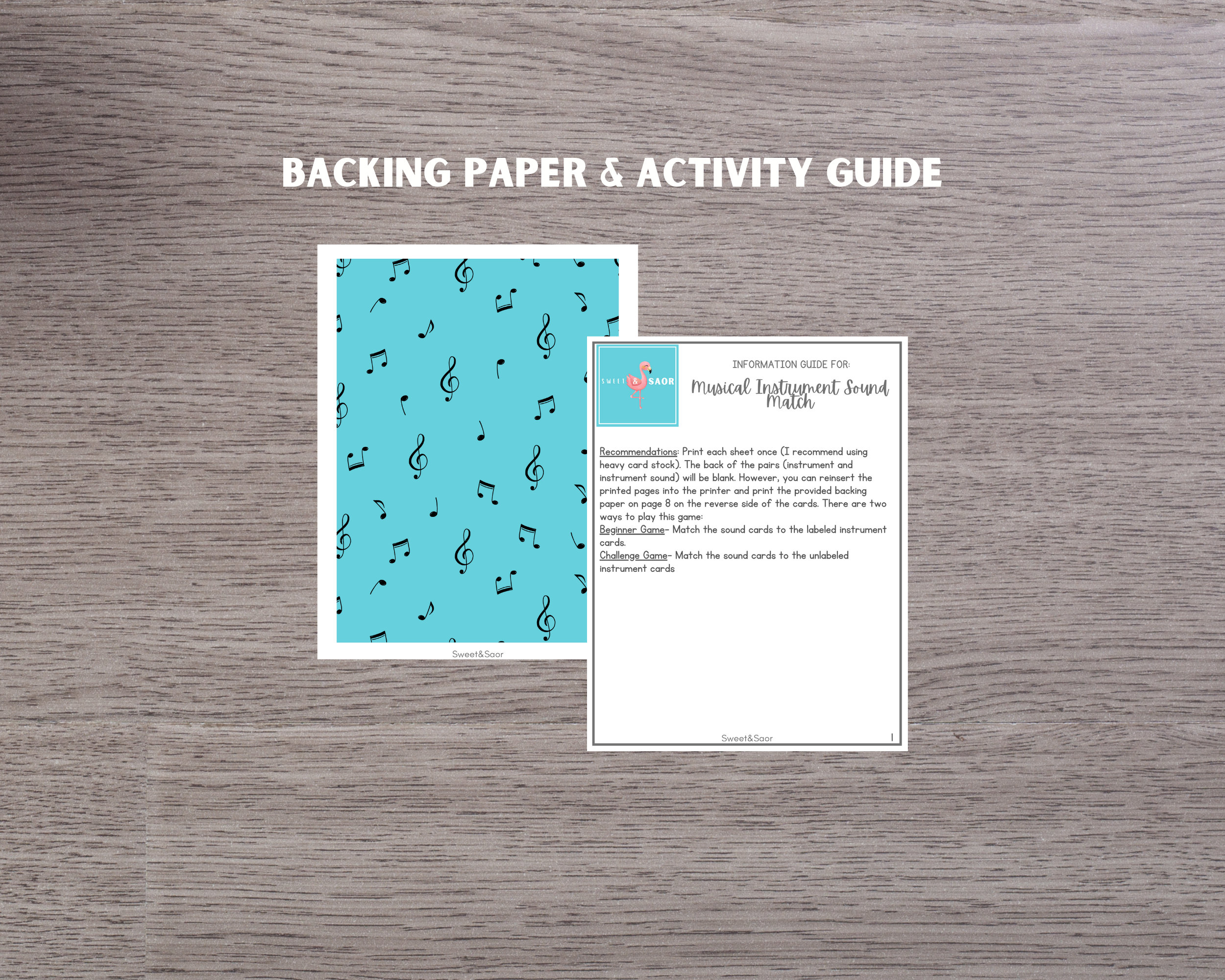 Musical Instrument Identification Cards & Their Sounds, Musical ...