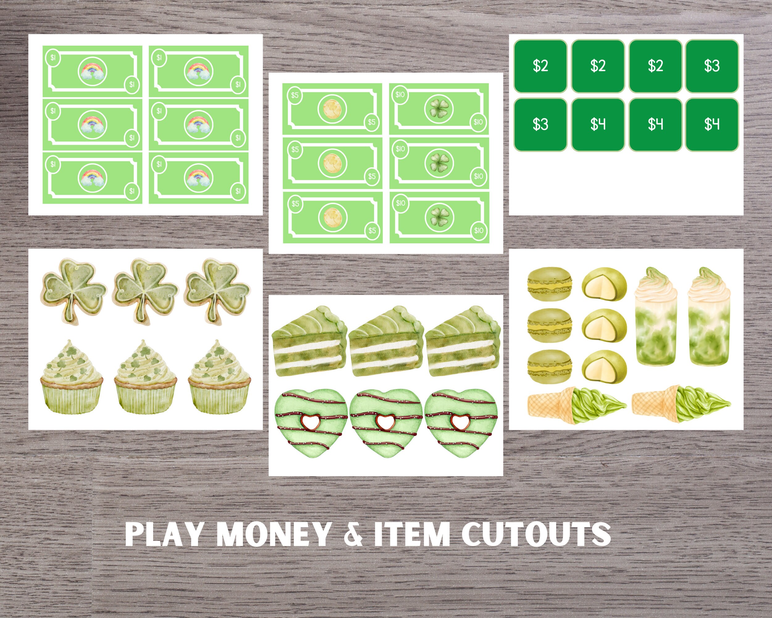 St. Patrick's Day Dramatic Play, Pretend Play Printable, Classroom ...