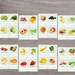 Fruit & Vegetable Beginning Sound Clip Cards: Preschool Phonics (PDF ...