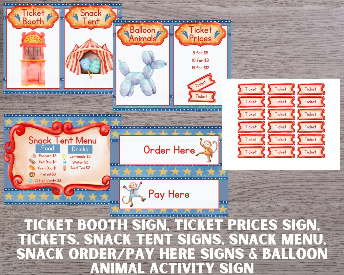 Carnival Dramatic Play, State Fair Pretend Play, Classroom Dramatic ...