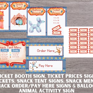 Carnival Dramatic Play Set: Printable Pretend Play (PDF Download) - Etsy