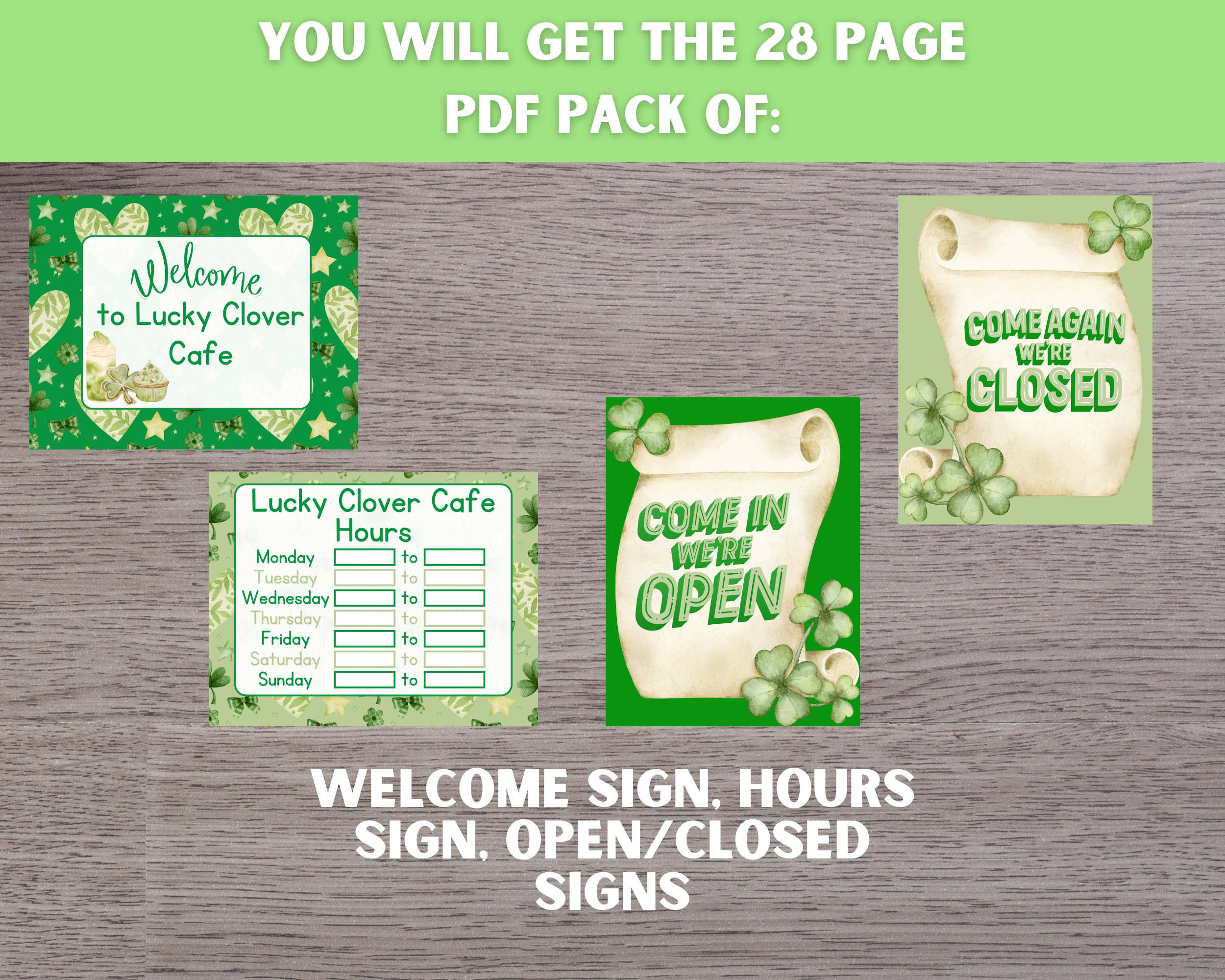 St. Patrick's Day Dramatic Play, Pretend Play Printable, Classroom ...