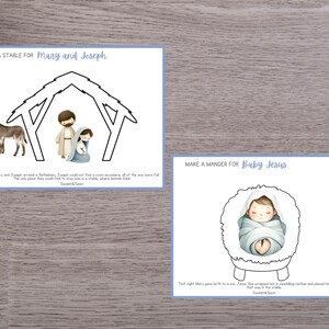Nativity Story Playdough Mats: Christmas Bible Activity (PDF Download ...
