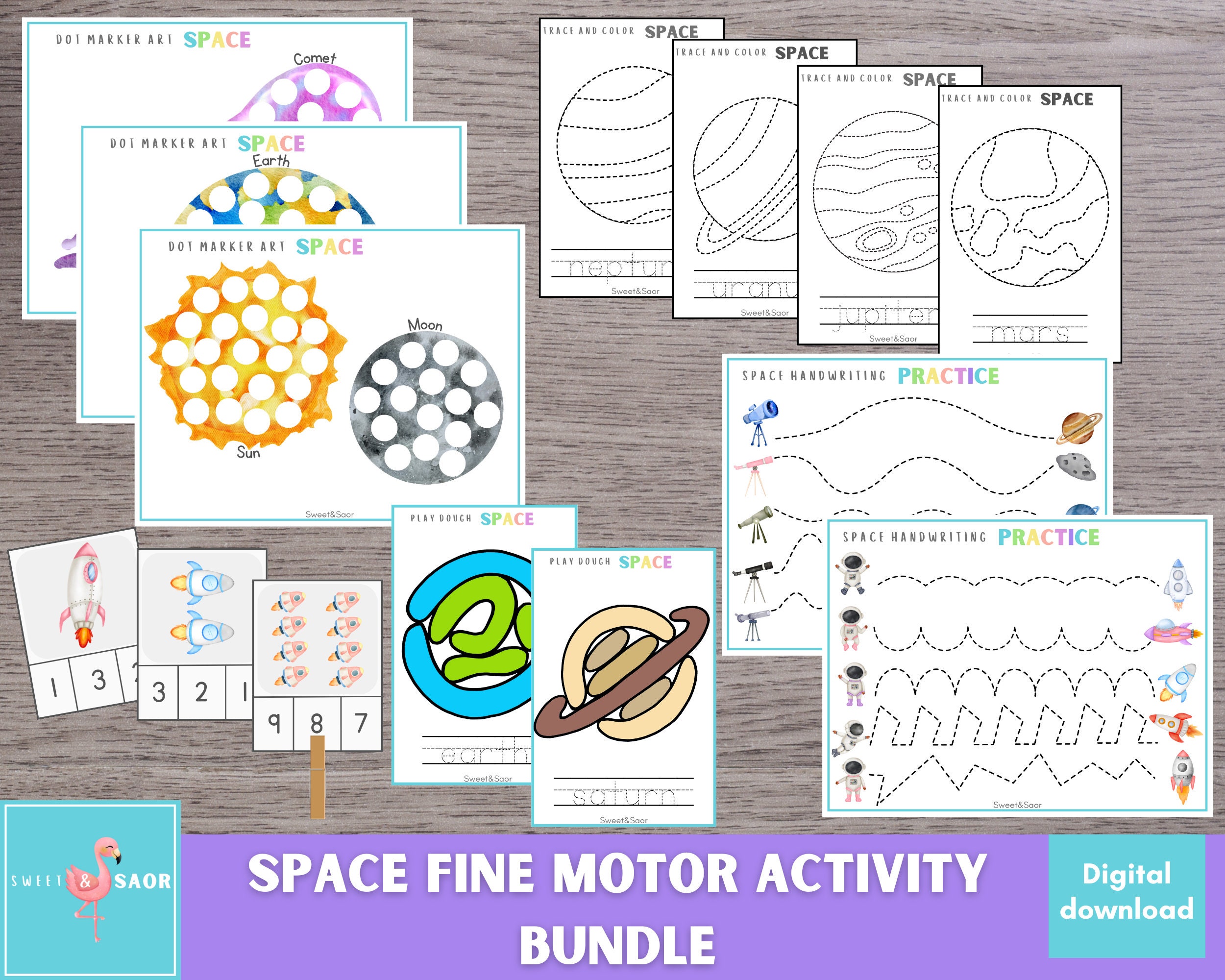 Space Fine Motor Activities, Preschool Fine Motor, Space Activities for ...