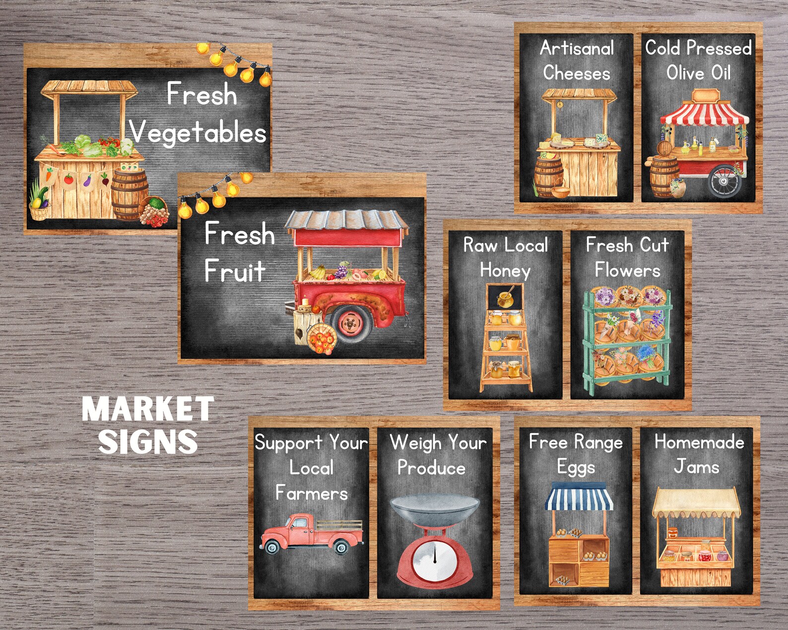 Farmer's Market Pretend Play Printable, Farmer's Market Dramatic Play ...