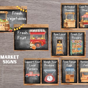 Farmer's Market Pretend Play Printable, Farmer's Market Dramatic Play ...