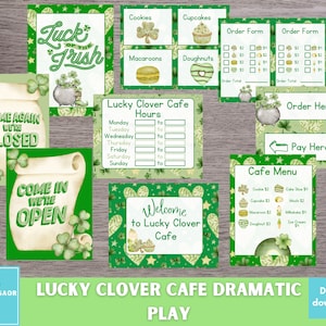 St. Patrick's Day Dramatic Play, Pretend Play Printable, Classroom ...