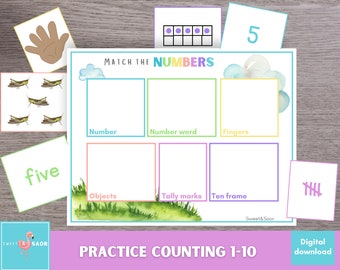 Count by 2 3 5 and 10's Learning Page Skip Counting - Etsy