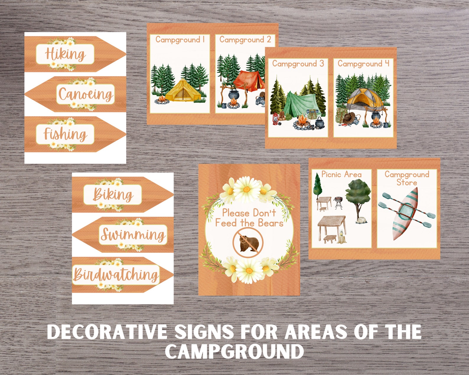 Camping Dramatic Play Center, Camping Pretend Play Printable, Camping ...