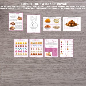 DIWALI Unit Study, Diwali Printable Activities, Cultural Celebrations ...
