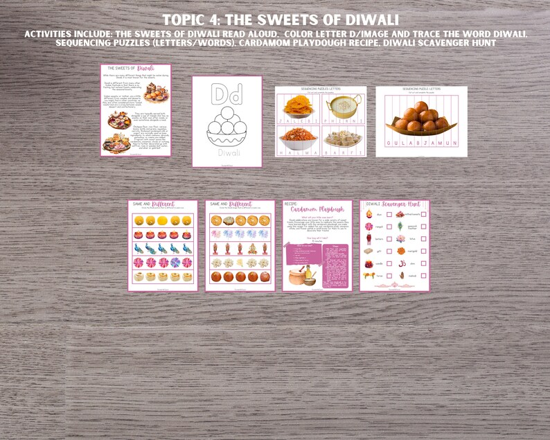DIWALI Unit Study, Diwali Printable Activities, Cultural Celebrations ...