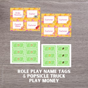 Popsicle Truck Pretend Play, Popsicle Truck Dramatic Play, Classroom ...