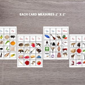 Beginning Sounds Sorting Cards, Preschool Letter Sounds Picture ...