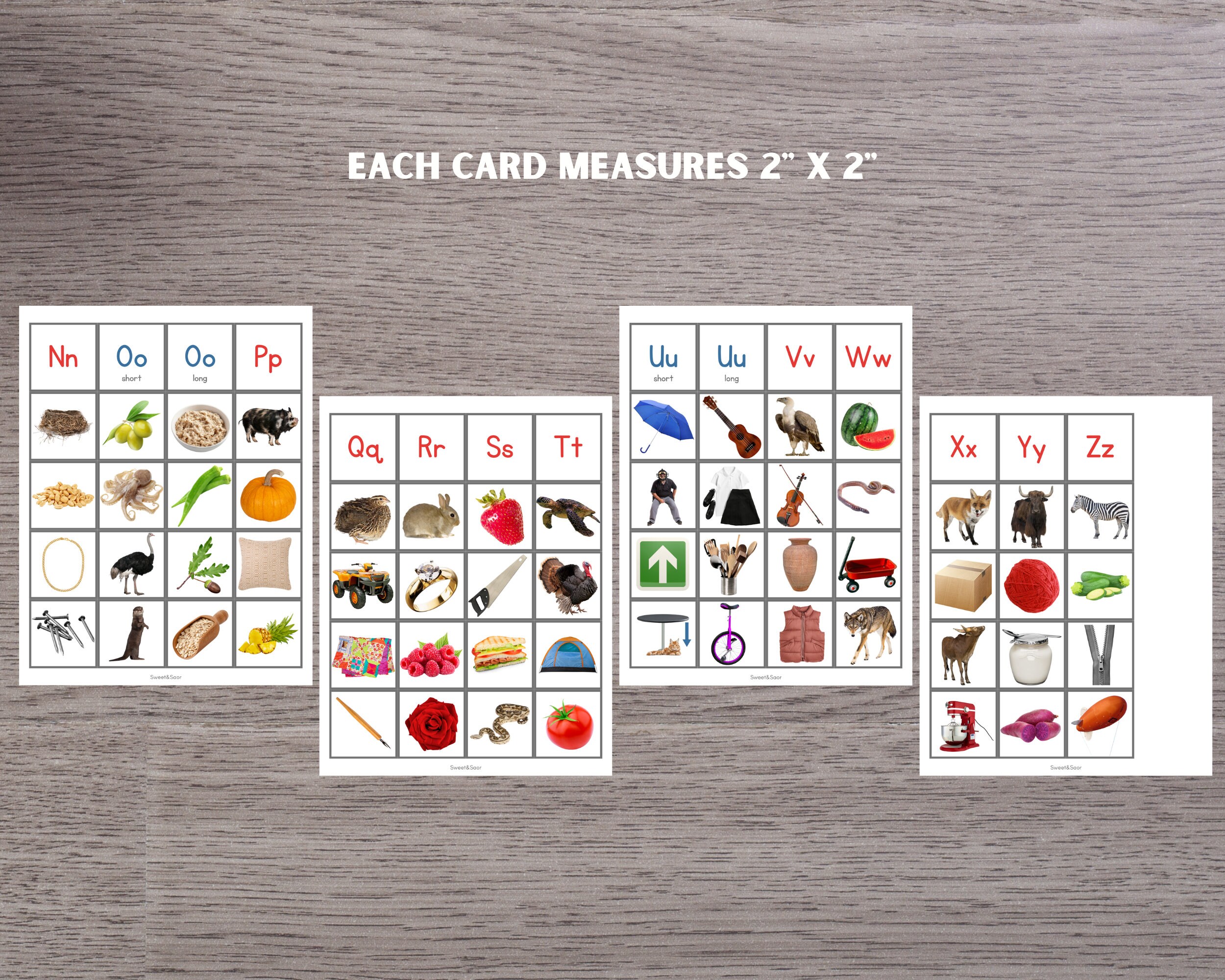 Beginning Sounds Sorting Cards, Preschool Letter Sounds Picture ...