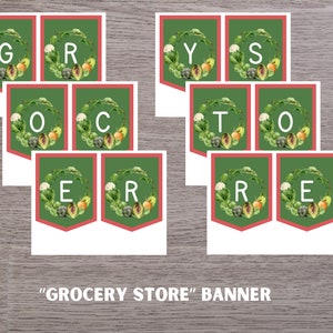 Grocery Store Pretend Play, Grocery Store Dramatic Play Prtintable ...