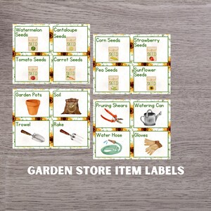 Gardening Dramatic Play, Garden Shop Pretend Play Printable, Classroom ...