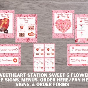 Valentine's Day Dramatic Play, Sweetheart Station Pretend Play ...