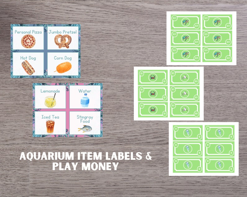 Aquarium Dramatic Play, Pretend Play Printable, Classroom Dramatic Play ...